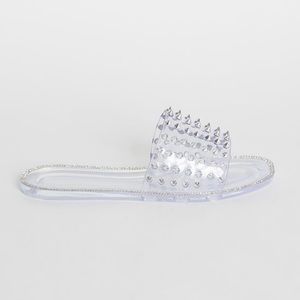 GoJane | Shoes | Spike And Diamond Jelly Sandals | Poshmark